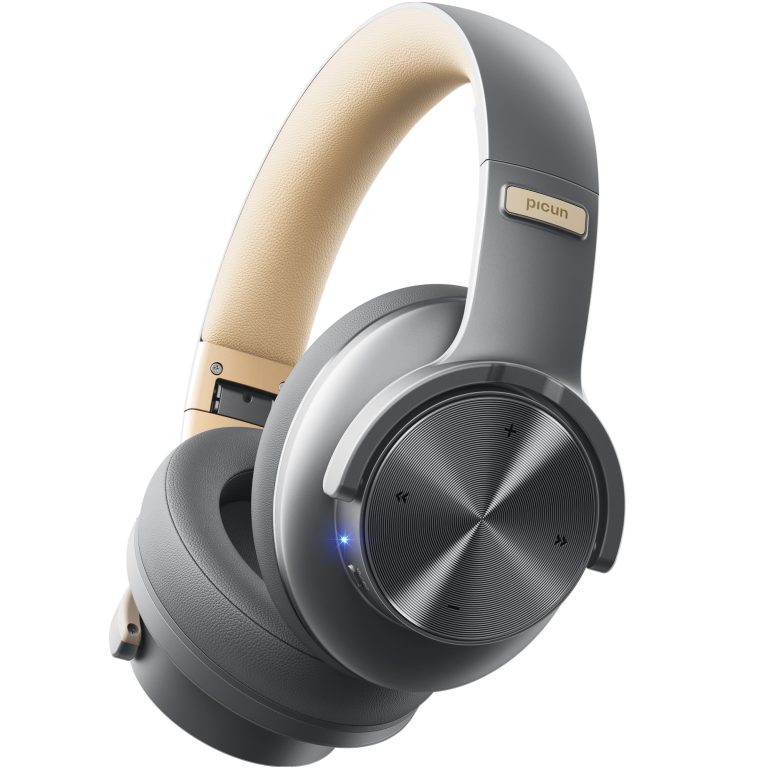 Picun NC60 Hybrid Active Noise Cancelling Headphones, Foldable Wireless ...