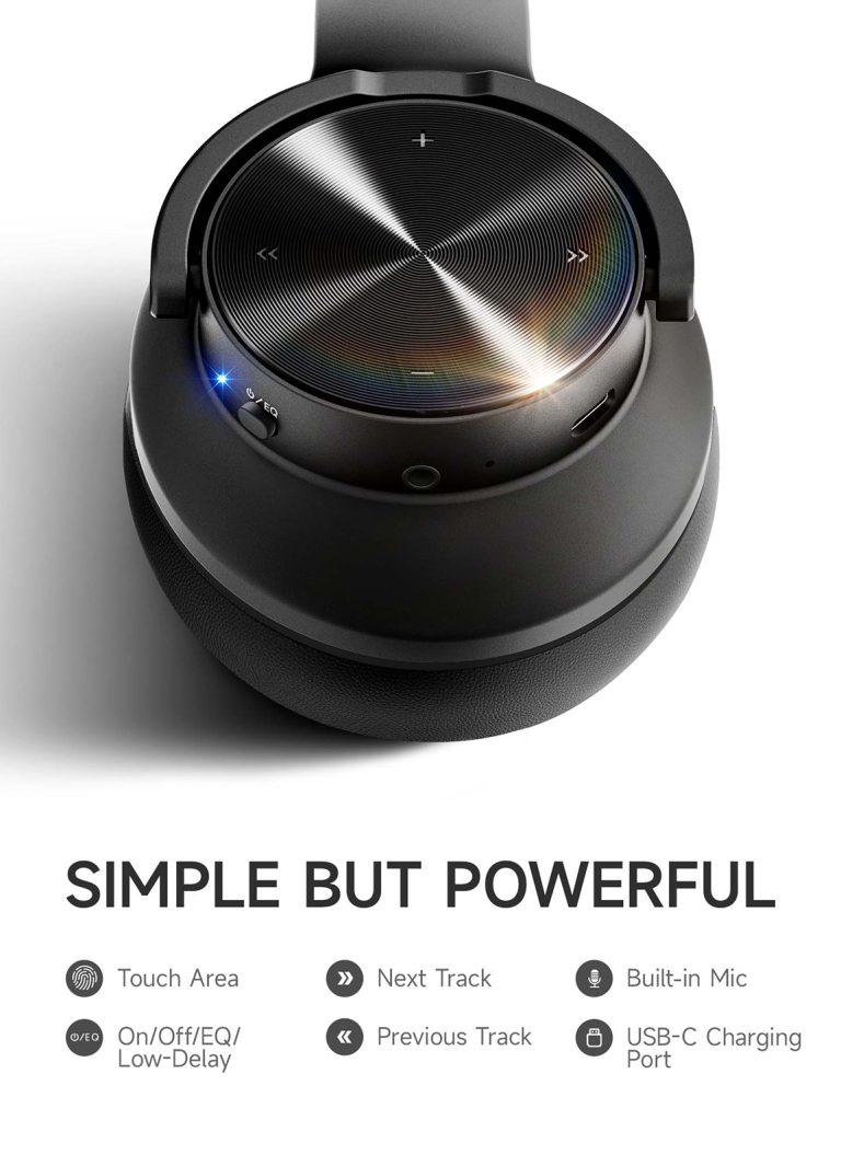 Picun B8 Bluetooth Headphones, 120H Playtime Headphones Wireless ...